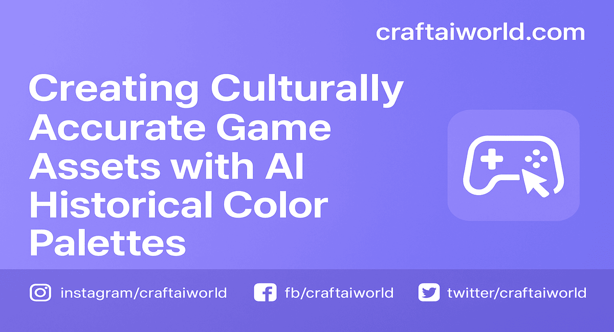 AI Historical Color Palettes Game Design: Culturally Accurate Assets ...