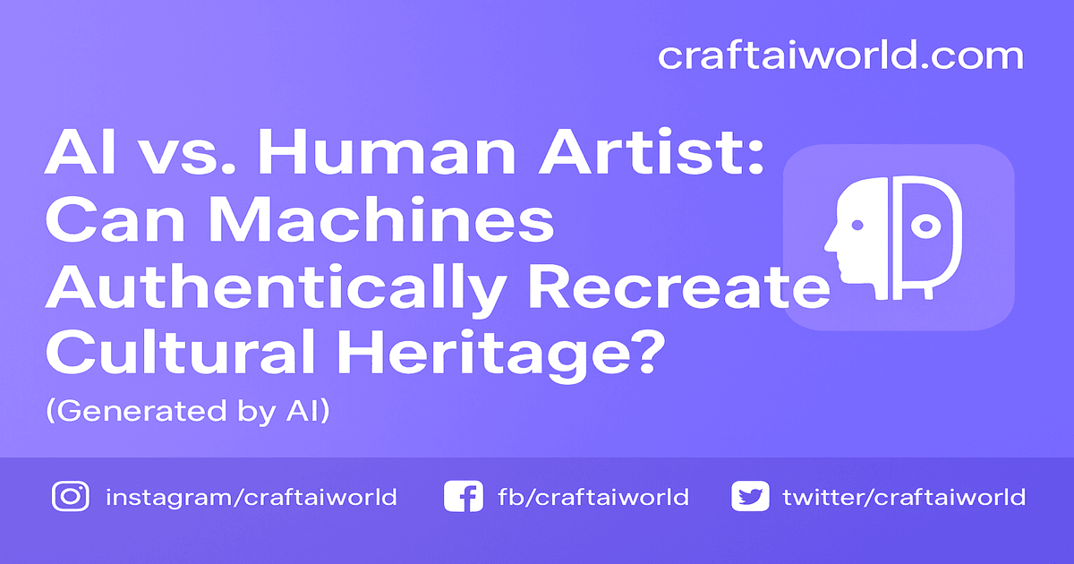 AI vs Human Artists: Ethical Dilemmas in Cultural Heritage Preservation ...