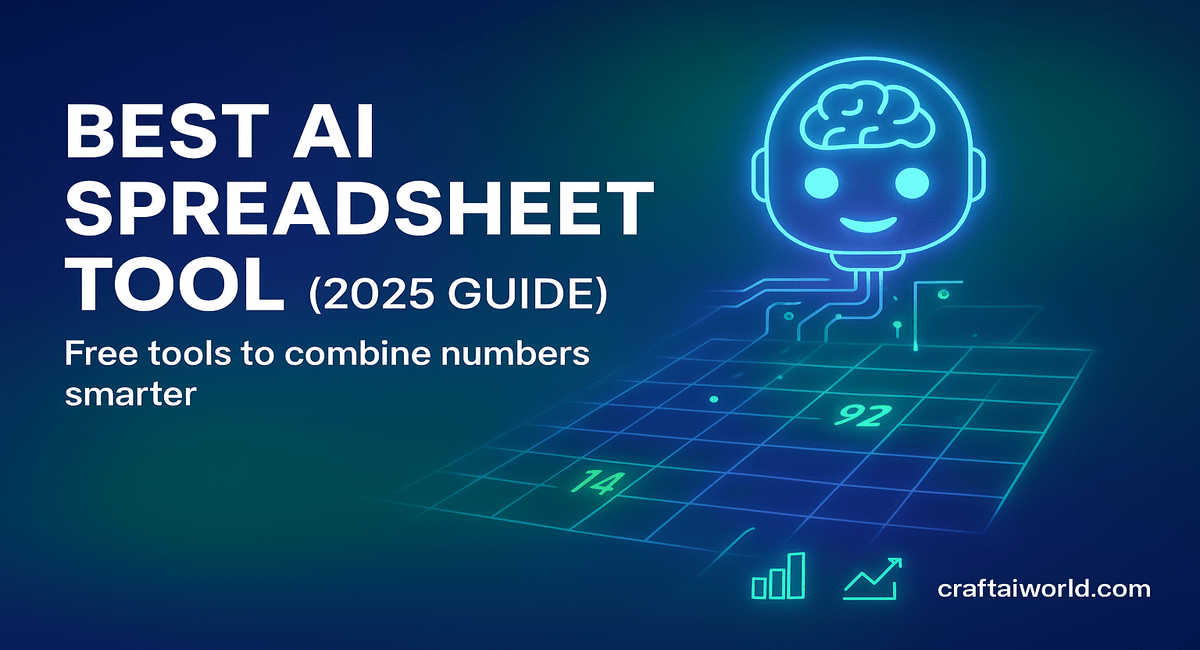 Best AI Spreadsheet Tool for Combining Numbers on Spreadsheets Free | CraftAIWorld Blog